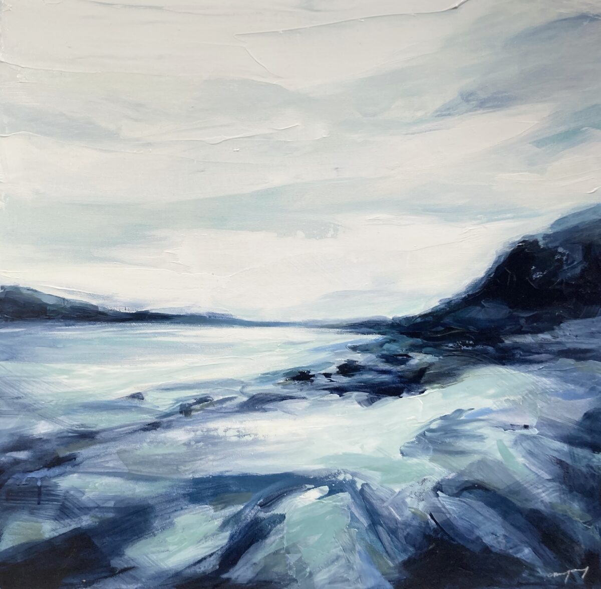 ROCKPOOL 60 X 60CM - Watershed Gallery - Pokolbin, Hunter Valley